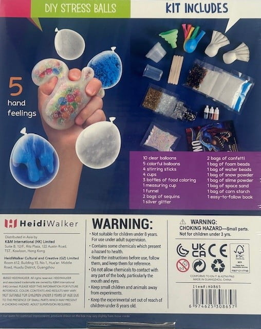 Stress Ball Making Kit - Noughtee Kids